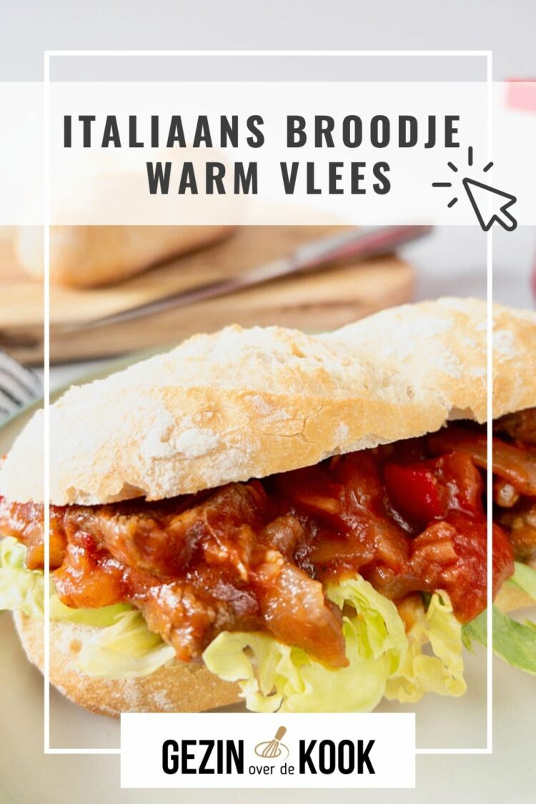 Zo maak je een Italiaans broodje warm vlees - Gezin over de Kook